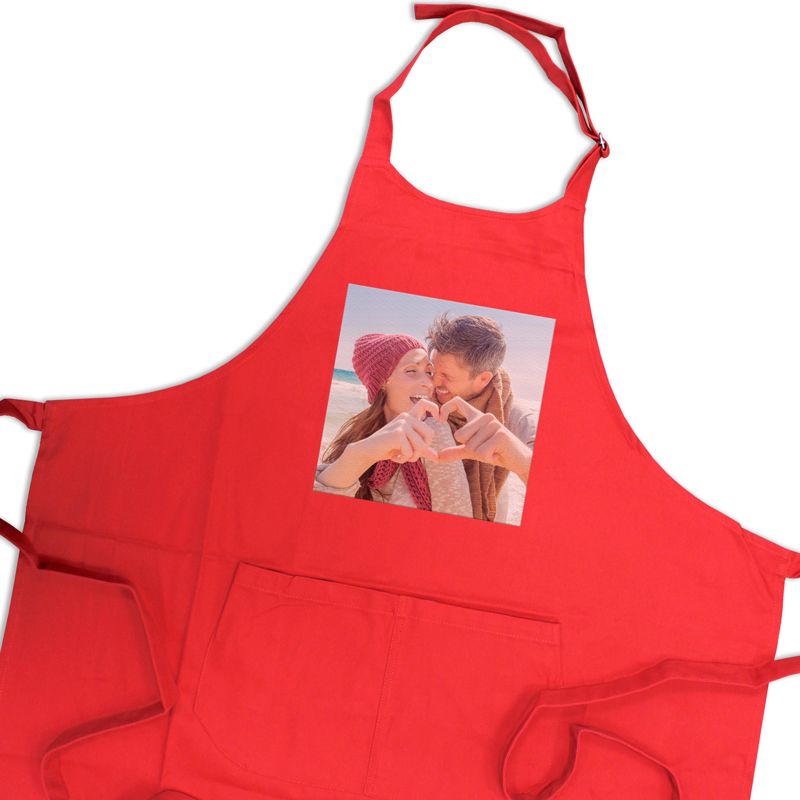 Schort personaliseren met foto bedrukking